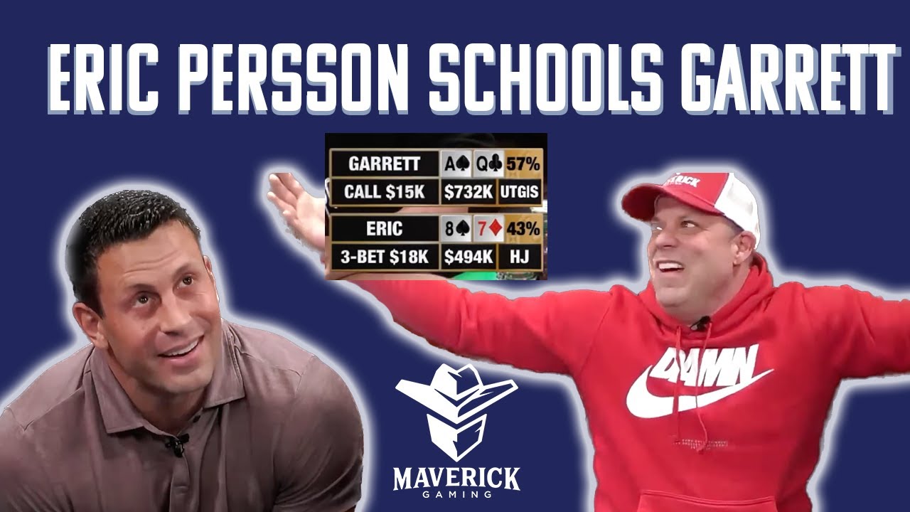 ERIC PERSSON SCHOOLS GARRETT on @HustlerCasinoLive (SPEECH PLAY!) - YouTube