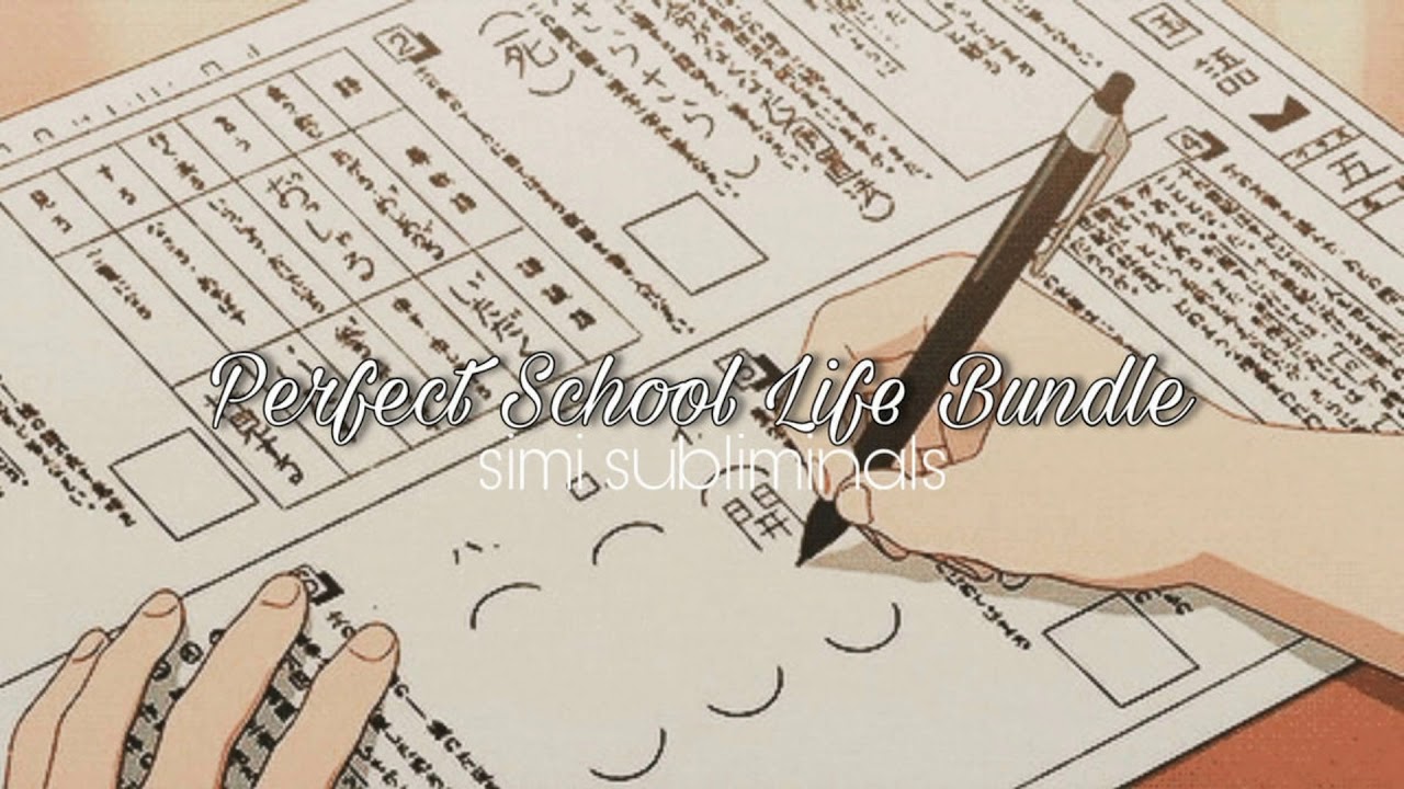 perfect school life bundle || subliminal bundle || request || simi ...