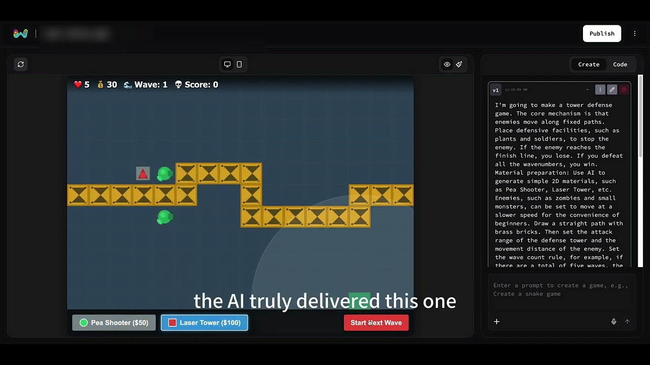🎮 Got a game idea? Build it. Zero code. - YouTube