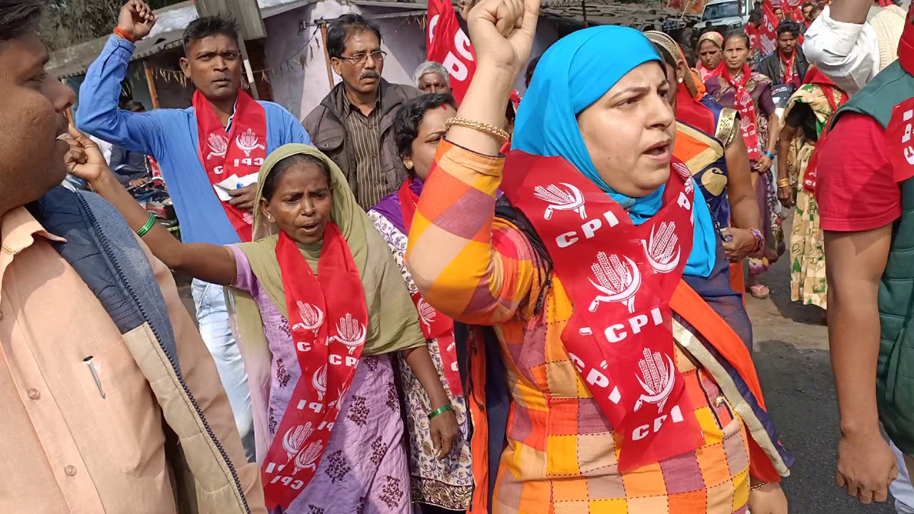 Aftab Alam khan CPI MLA candidate Bermo Jharkhand bike rally at Bermo ...