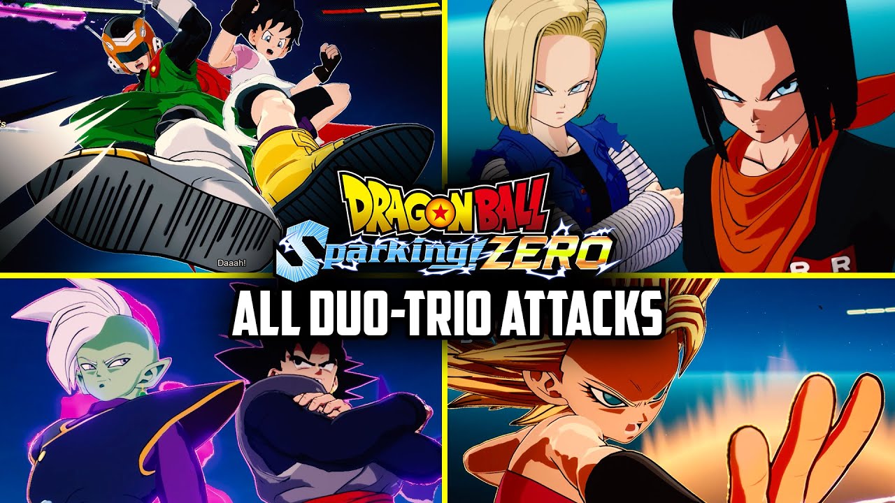 ALL DUO-TRIO ATTACKS 🔥 - Dragon Ball Sparkling Zero - YouTube