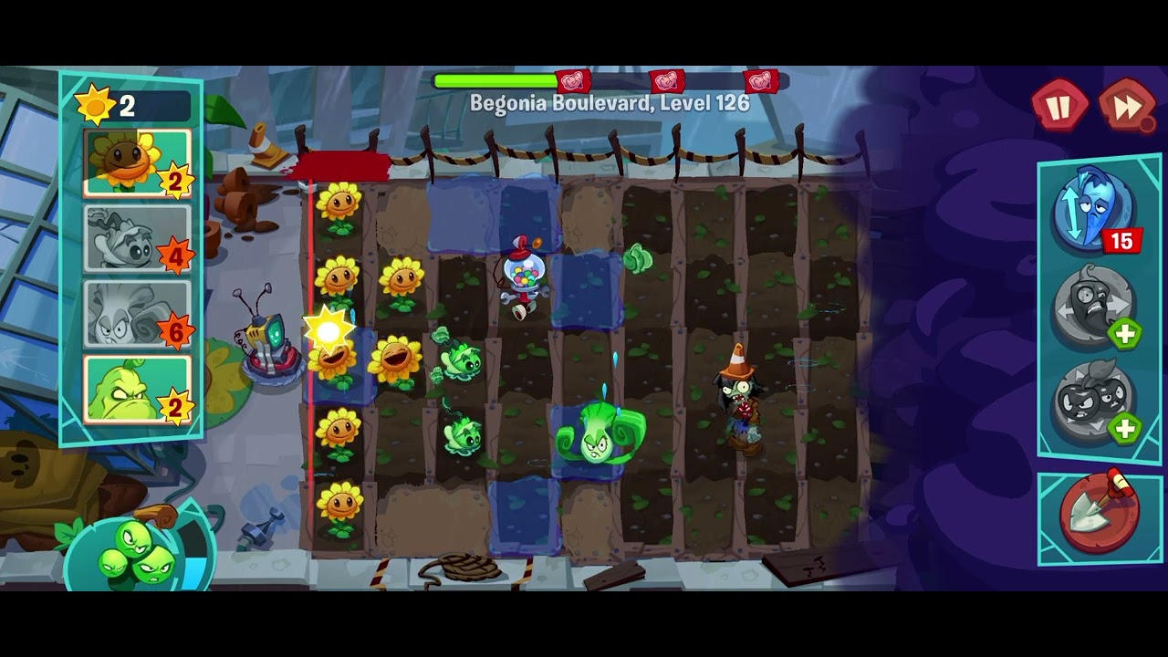 PVZ3 Stage 126 Plants Vs Zomvies 3 - YouTube