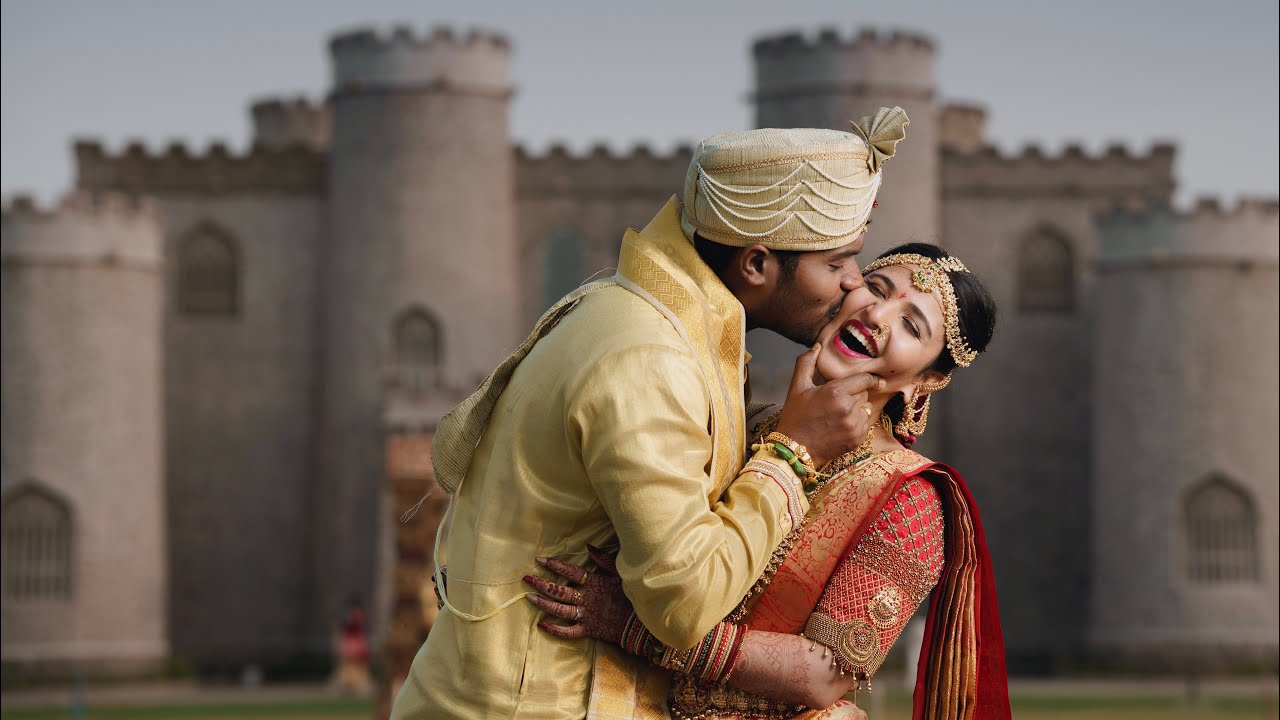 Telugu Wedding teaser| Vamshi & Suma| 4K| Fort Grand Hyderabad - YouTube