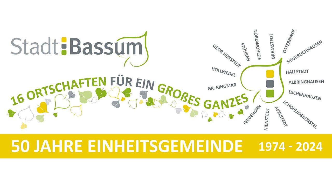 Stadt Bassum - 50 Jahre Einheitsgemeinde - YouTube