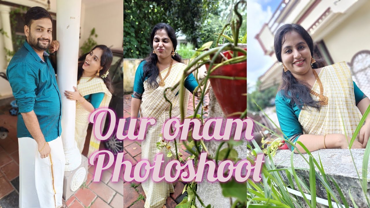Our onam photoshoot - YouTube