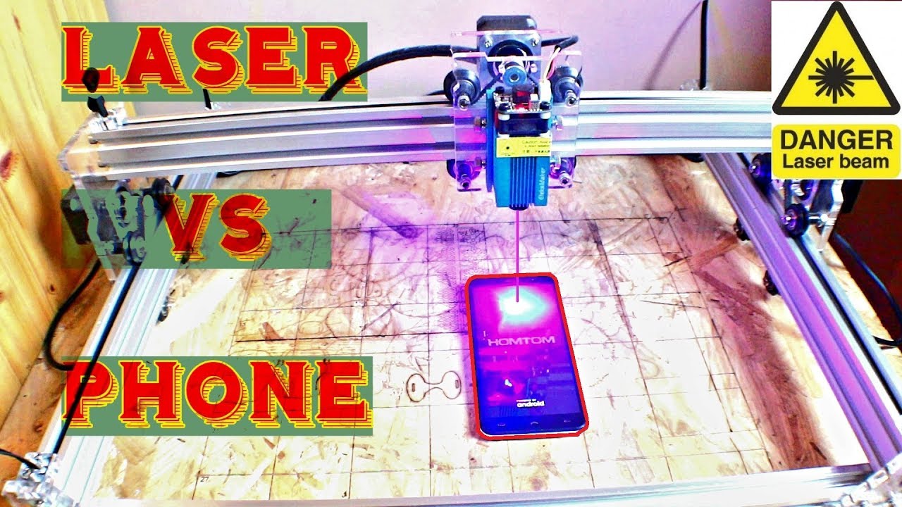 LASER VS PHONE : See What Happened! - YouTube