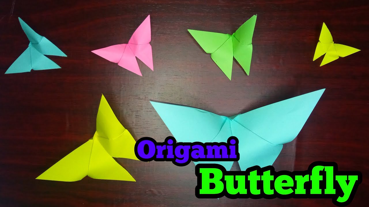 How To Make a Easy Paper Origami Insect | Origami Butterfly | Marki's ...