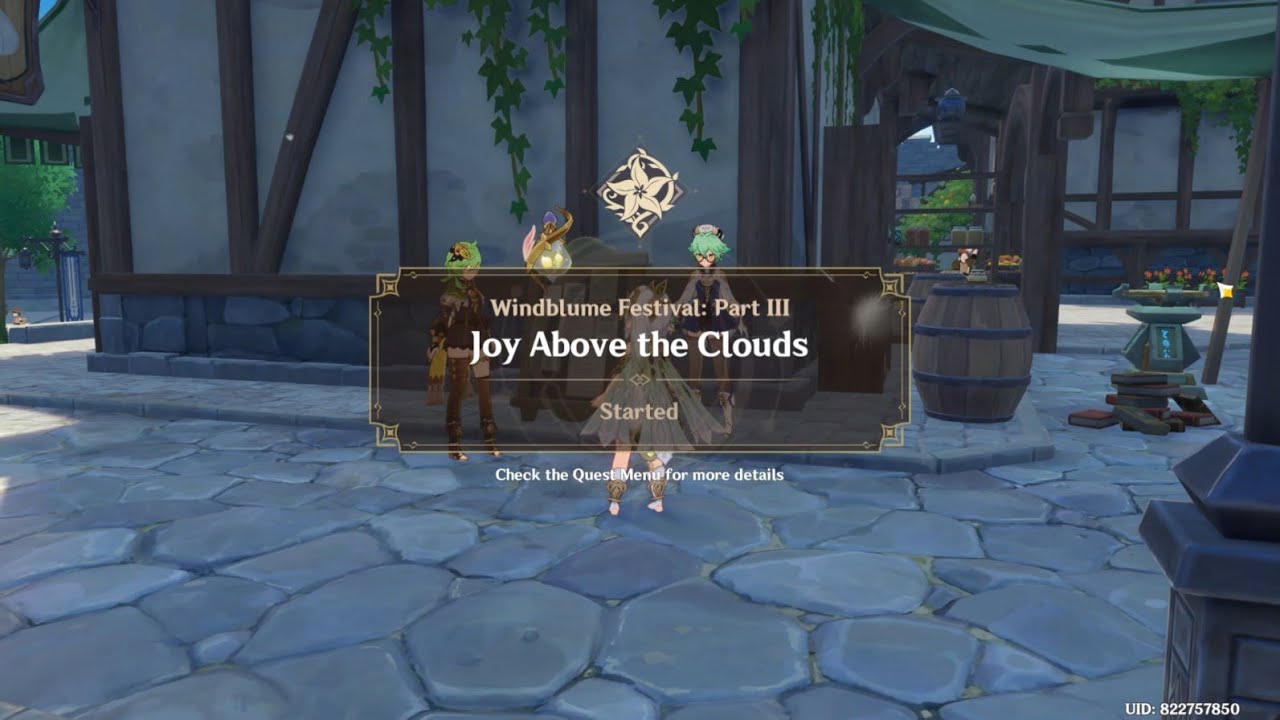 Windblume Festival: Part III - Joy Above the Clouds | Genshin Impact ...