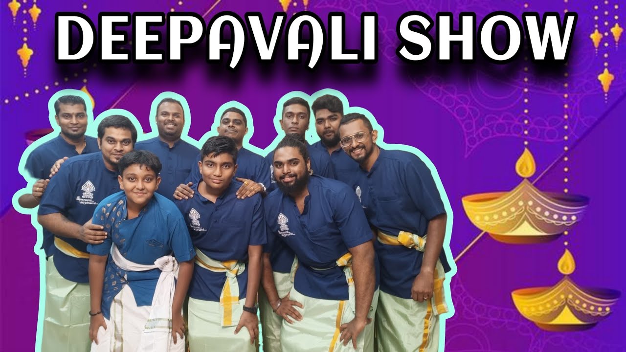 Deepavali show | Isai Mynthan Urumi Melam Singapore | 2024 - YouTube