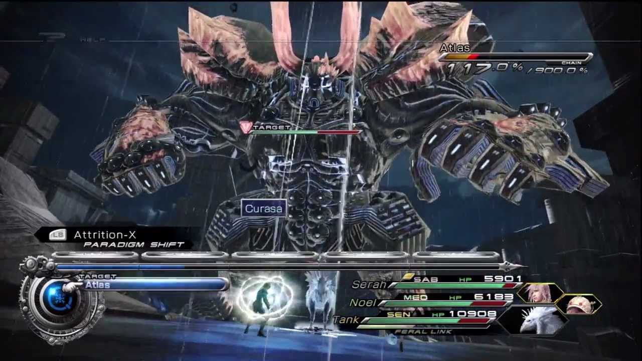 Final Fantasy XIII-2: Paradox Scope Boss #1 ~ Atlas - YouTube