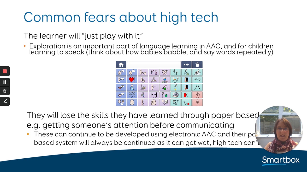 Moving from Paper based to Electronic AAC with Keira - YouTube