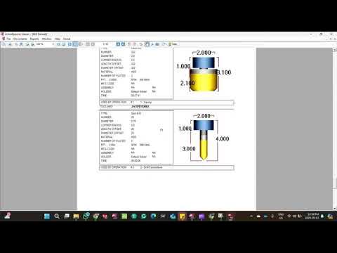 Generating Setup Sheet in MasterCam Software - YouTube