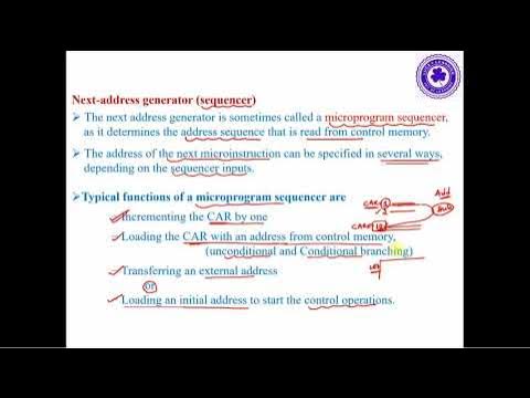 2.2. Address Sequencing in Control Memory... - YouTube