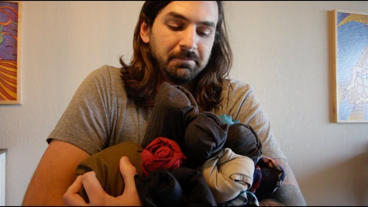 How To Pack Clothes For Traveling: Army Ranger Roll - YouTube