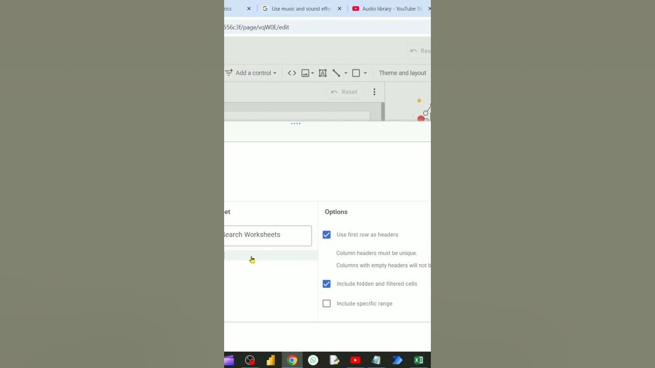 import google sheet data in looker studio - YouTube