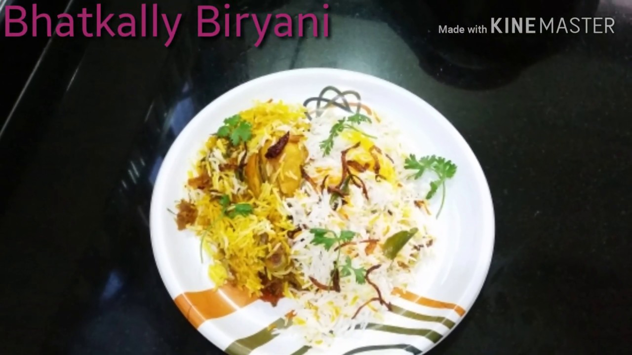 Bhatkally Biryani/Dum Chicken Biryani/Spicy Biryani/Basmati rice ...