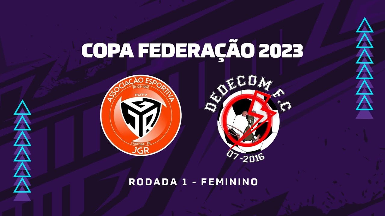 JGR GURIAS x DEDECOM - 1º RODADA COPA FEDERAÇÃO 2023 FEMININO - YouTube