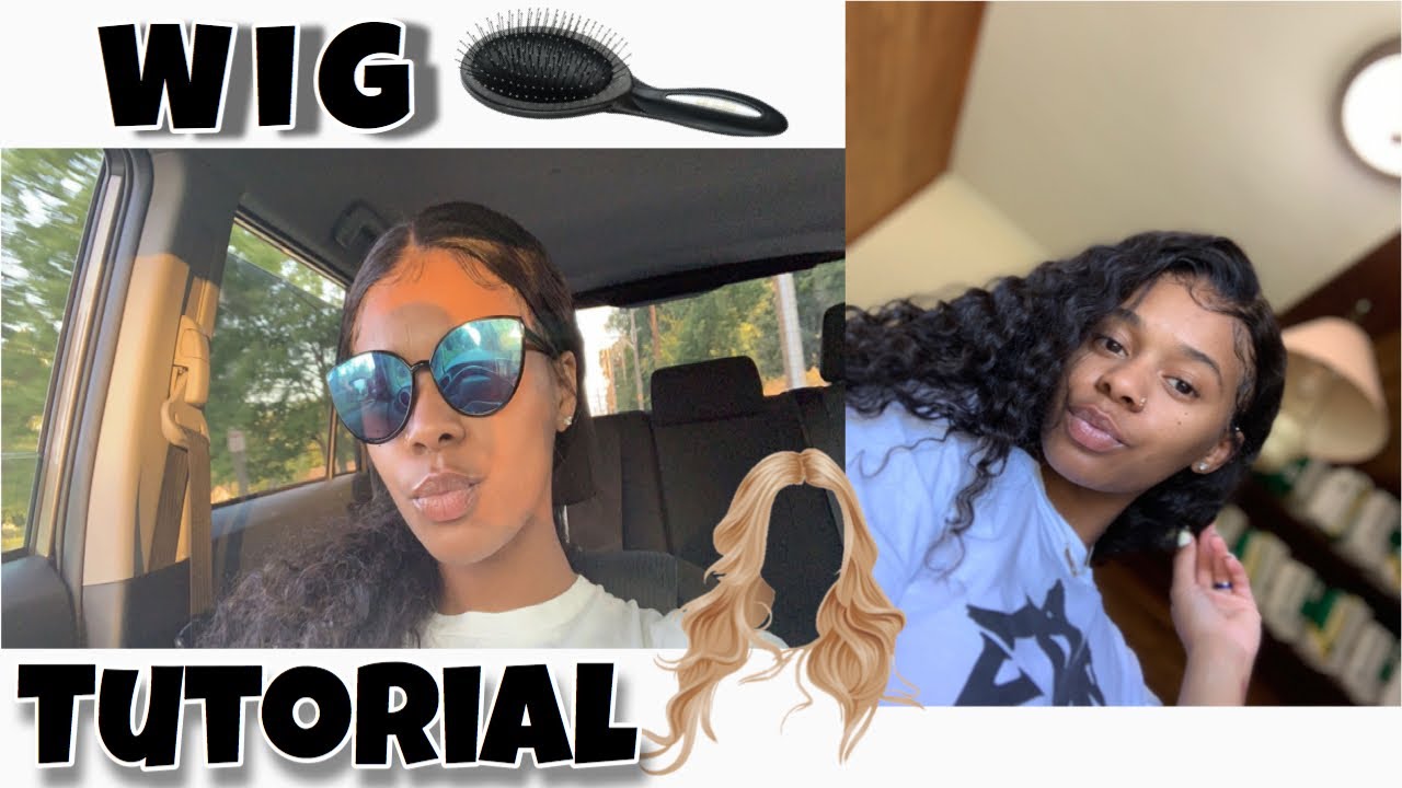 My first wig tutorial! | Ft Royalme wigs! - YouTube