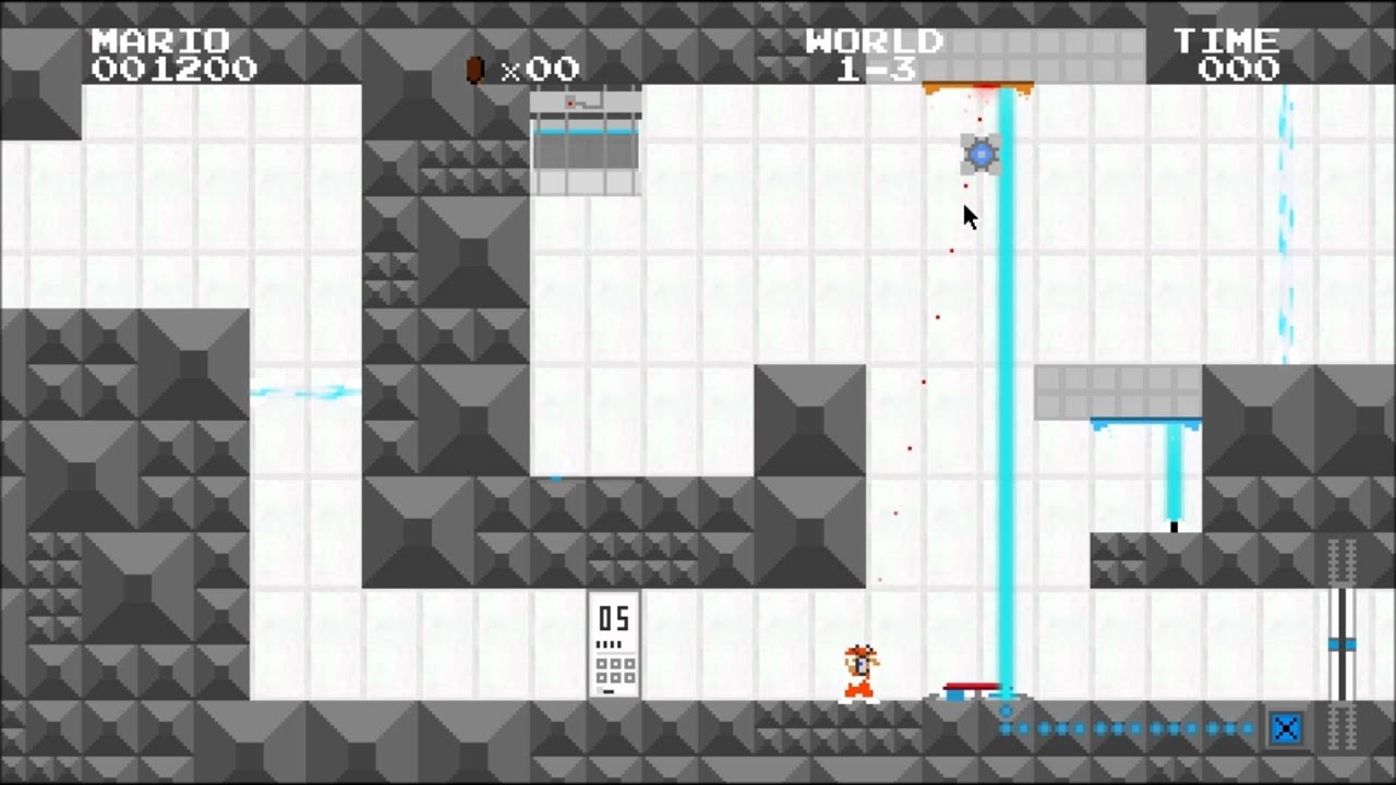 Mari0 Walk-through | Portal Custom Pack | World 1 - YouTube