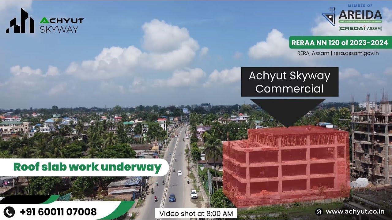 Achyut Skyway | September 2024 Construction Update | Achyut Group - YouTube