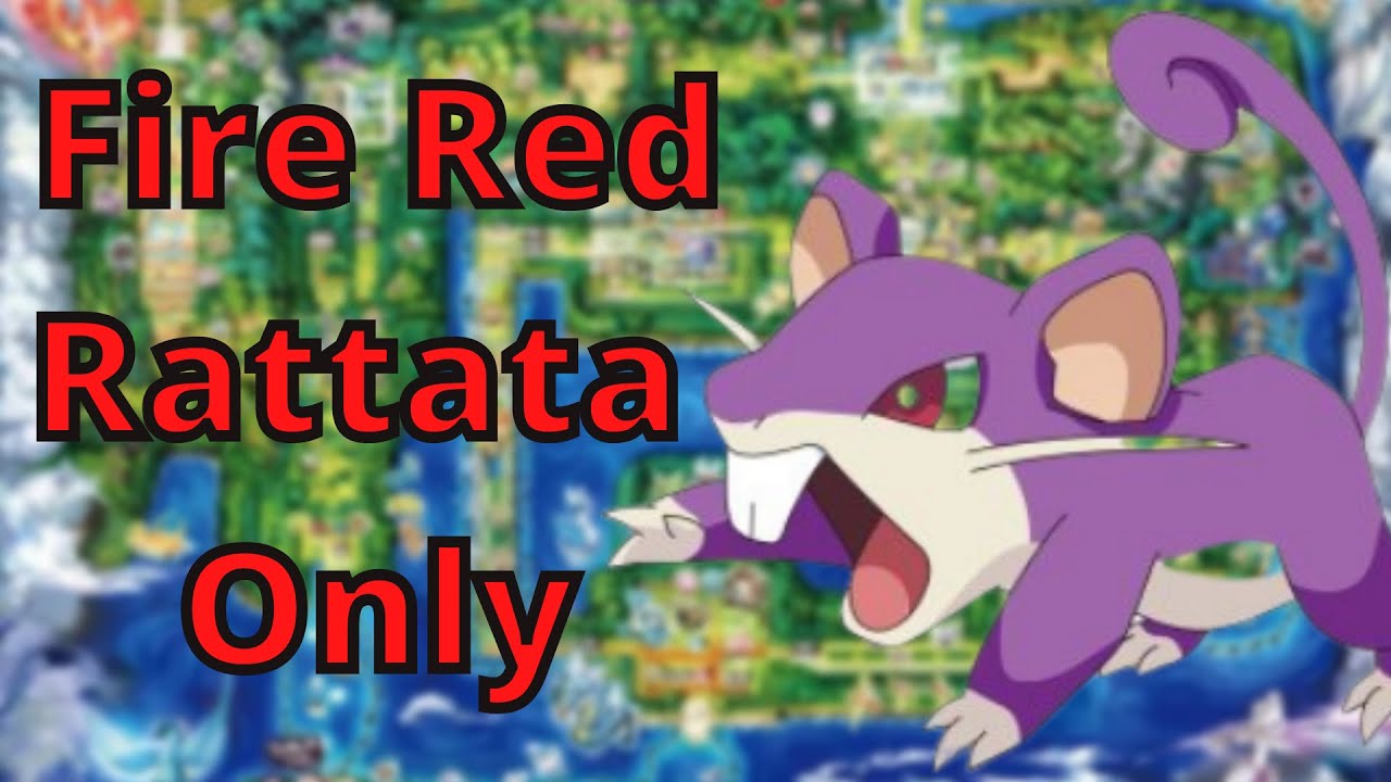 Can I Beat Pokemon Fire Red With A Single Rattata? - Pokemon Fire Red ...