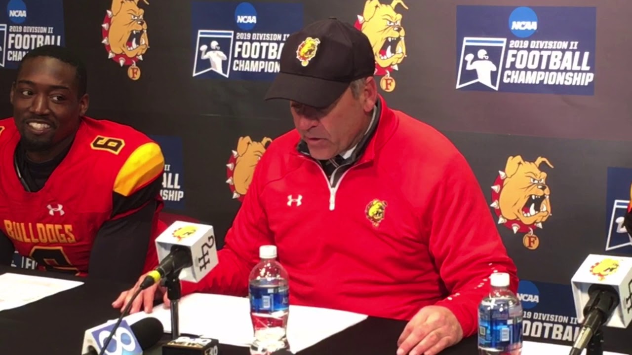 Ferris State coach Tony Annese after win over Central Missouri - YouTube
