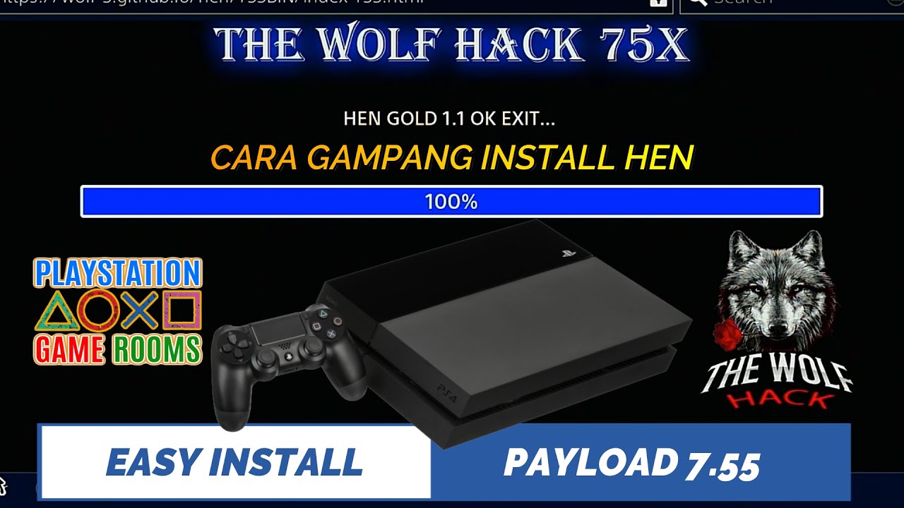 TUTORIAL PAYLOAD SIMPLE PS4 HEN 7.55 || NEW UPDATE 2021 - YouTube