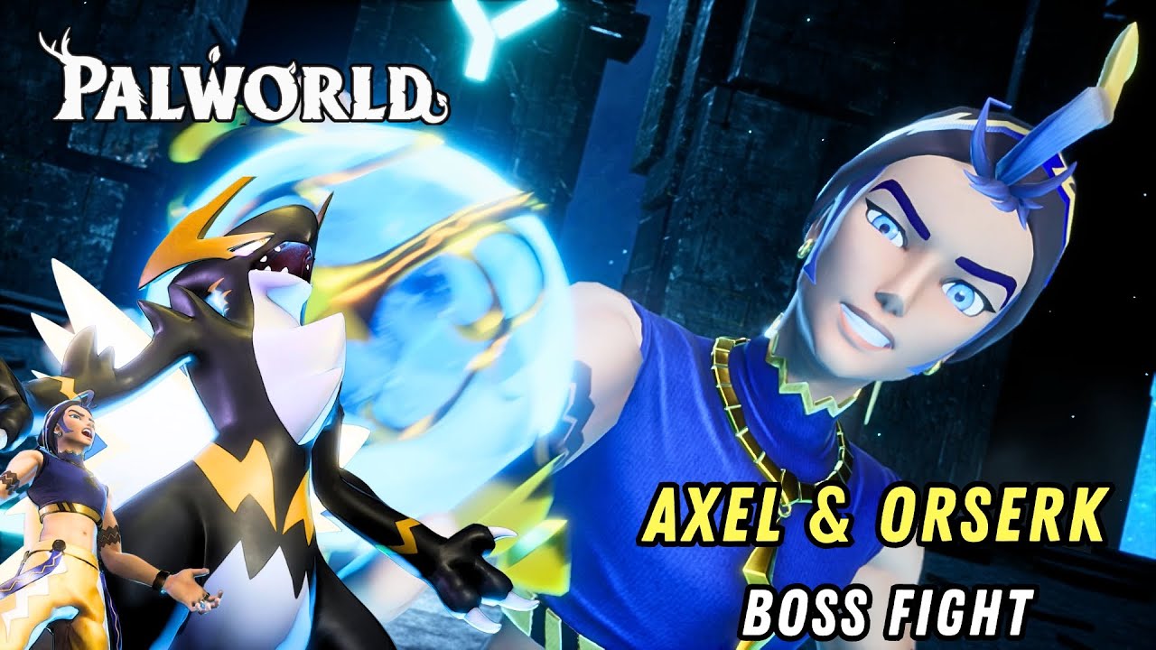 Palworld | Axel & Orserk Boss Fight - YouTube