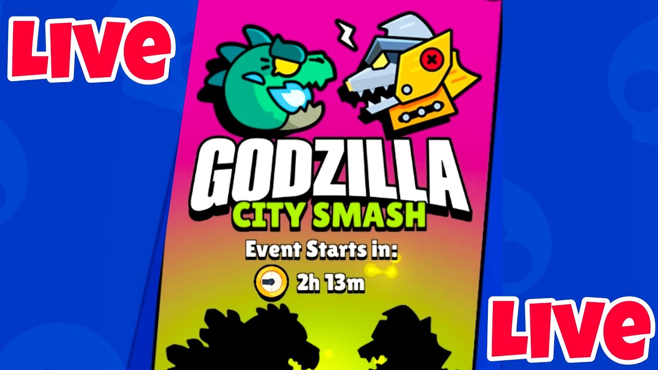 Brawl Star Live Godzilla City Smash - YouTube