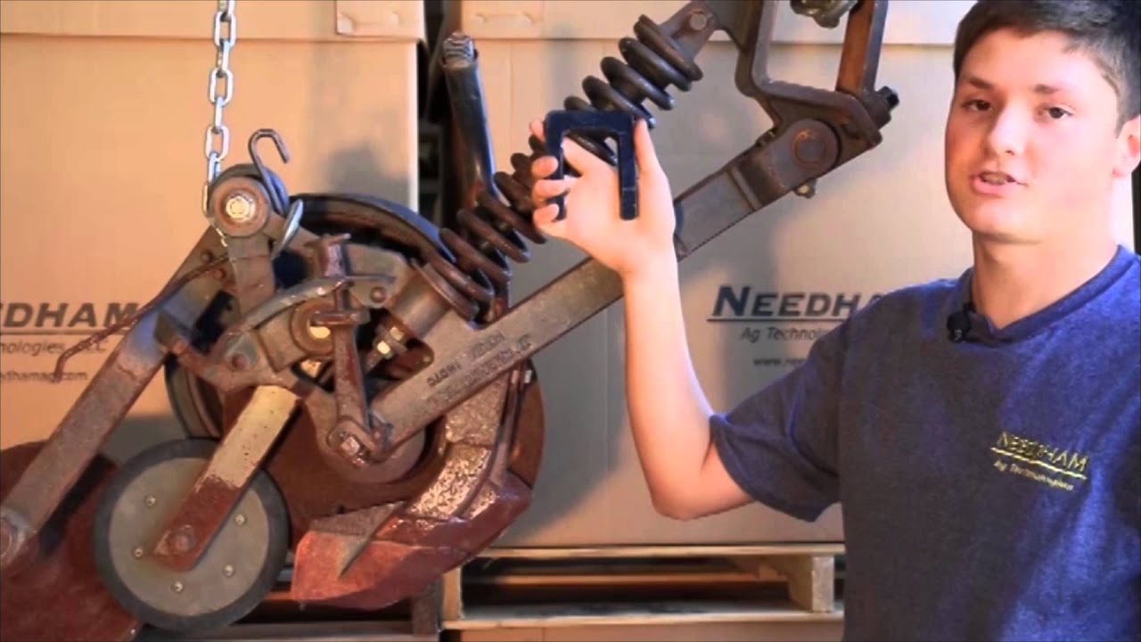 Needham Ag - Rebuilding a John Deere single disk opener - YouTube