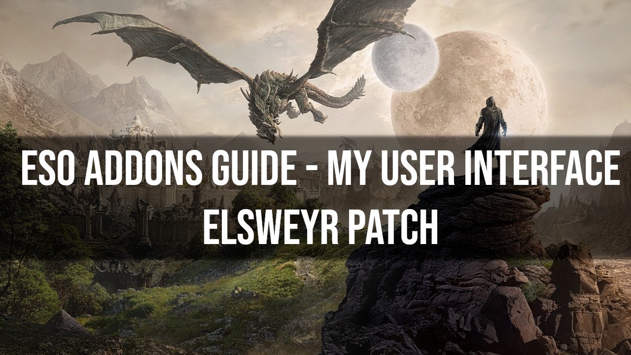 ESO Addon Guide - My User Interface (Elsweyr) - YouTube