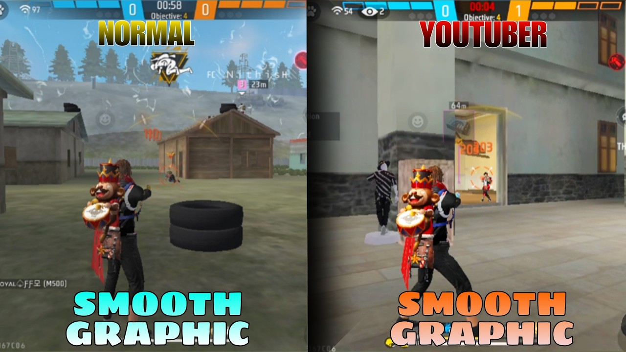 Change Your Color Contraction In Free Fire | Change Graphic Visual ...