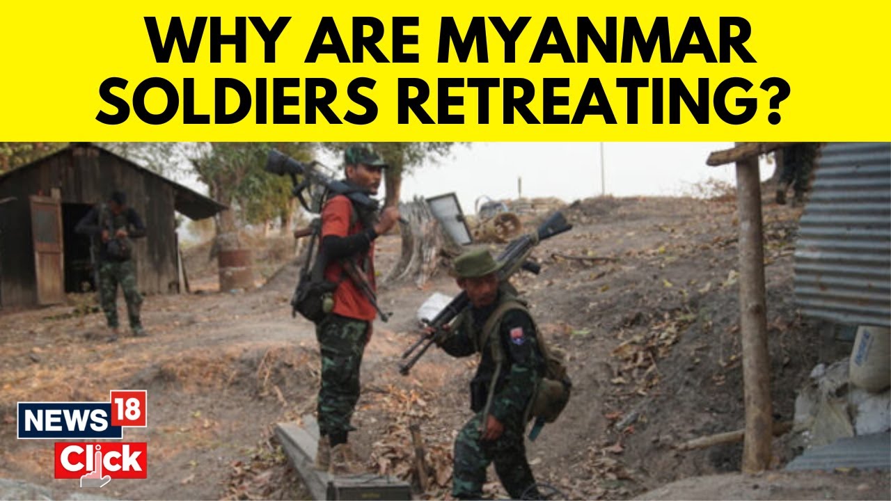 Myanmar News | Myanmar Soldiers Retreat To Thai Border Bridge ...