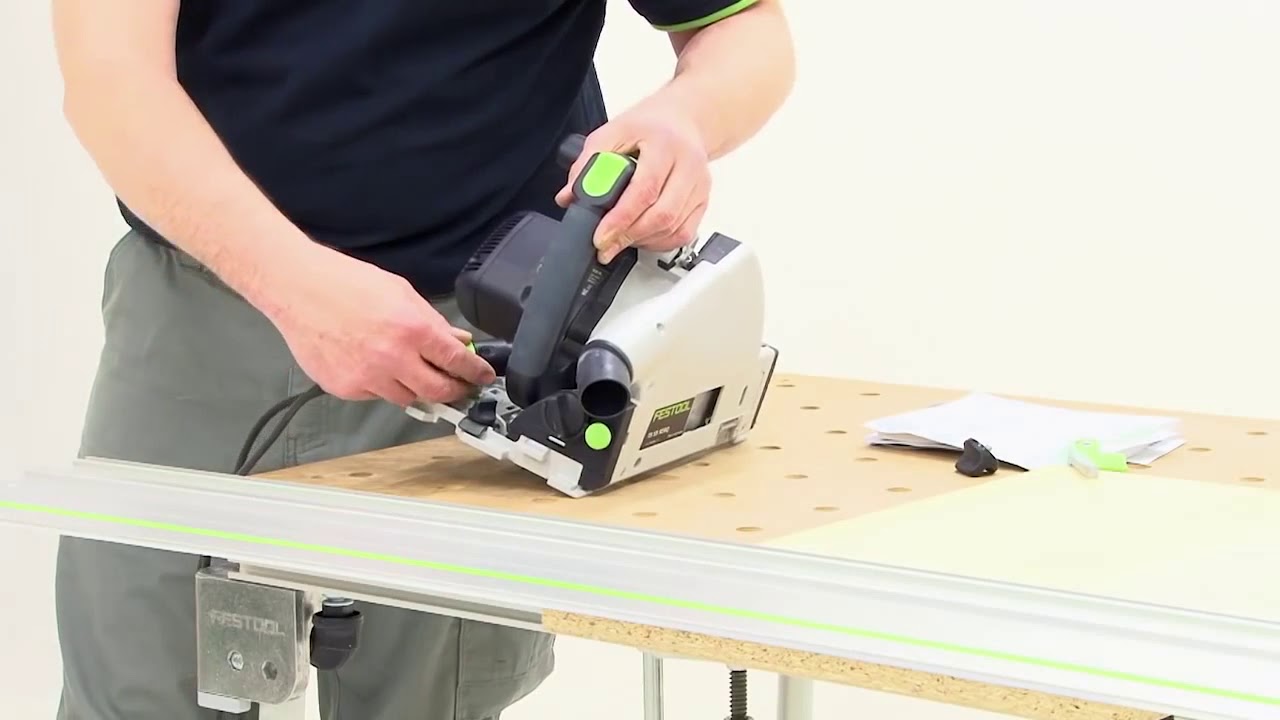 Setting up the Festool TS 55 R and FS Guide Rail - Festool TV - GB ...