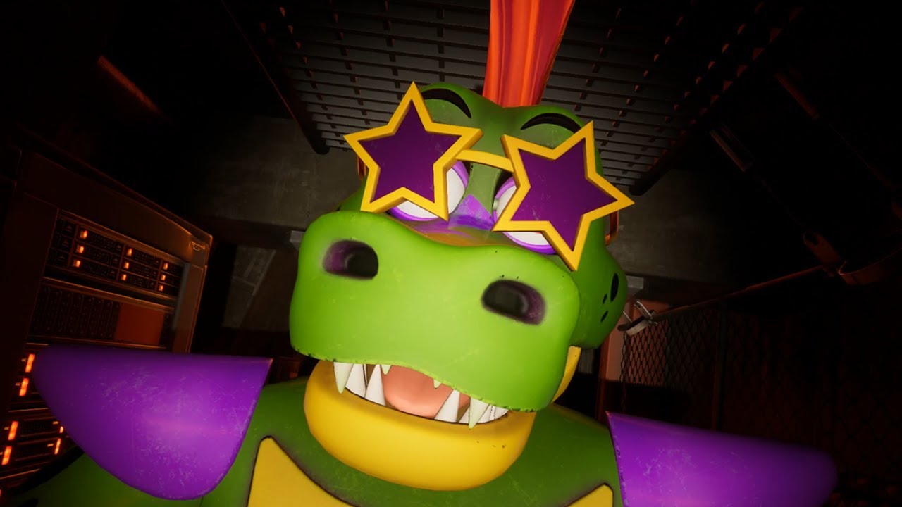 FNAF SECURITY BREACH MONTGOMERY GATOR JUMPSCARE - YouTube