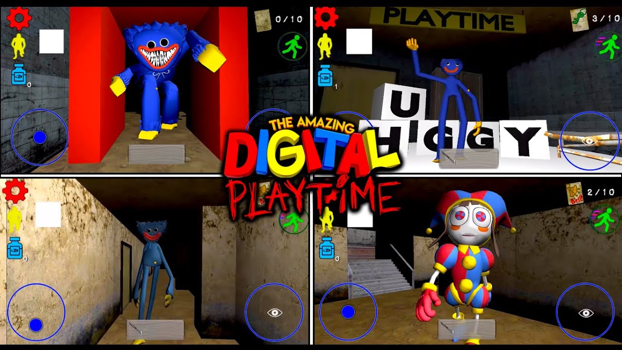 [Scary Amazing Digital Circus] and Poppy Playtime monster horror escape ...