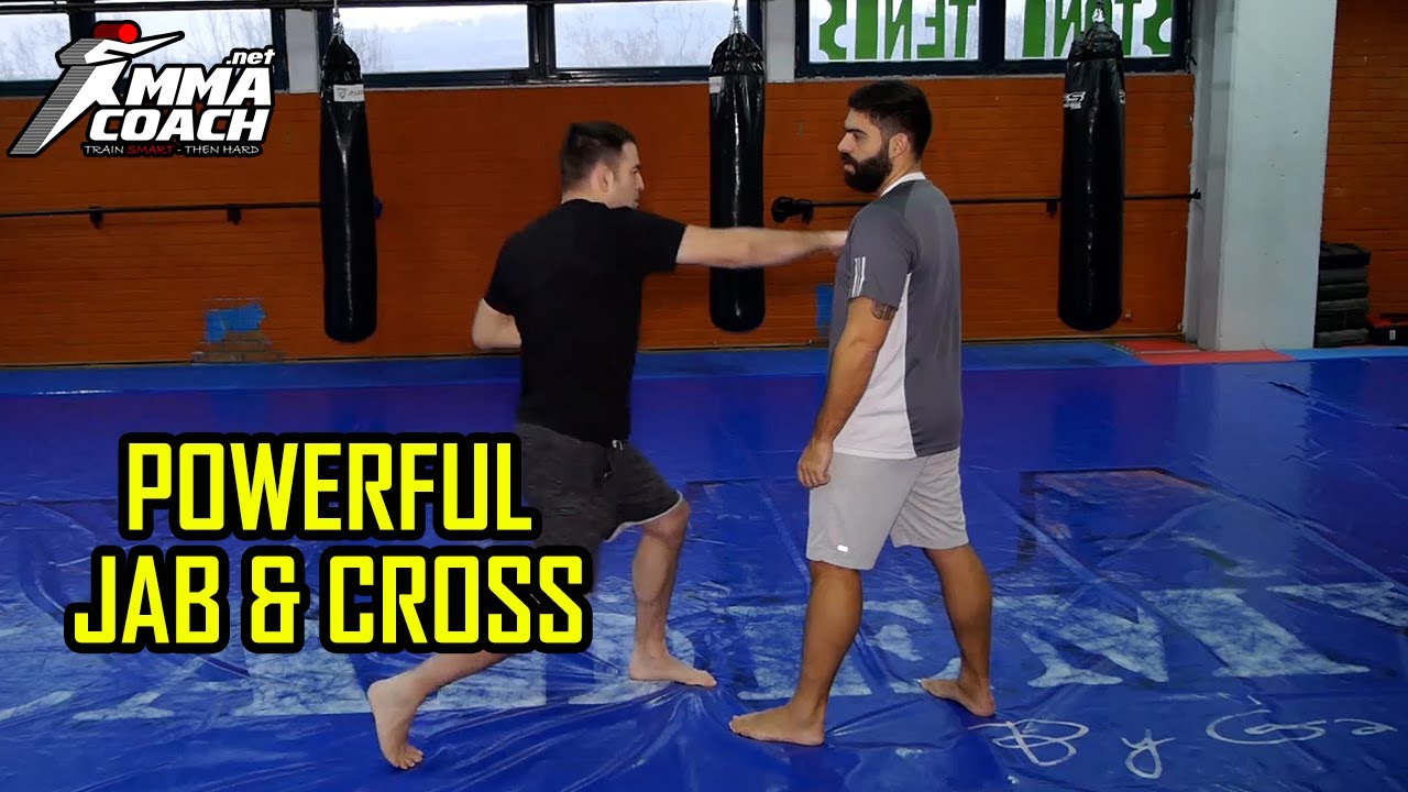 Exercises for a powerful jab and cross in MMA - YouTube