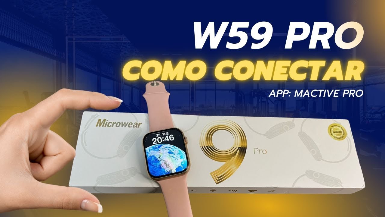 Como Conectar Smartwatch IWO W59 Pro Série 9 corretamente com o ...