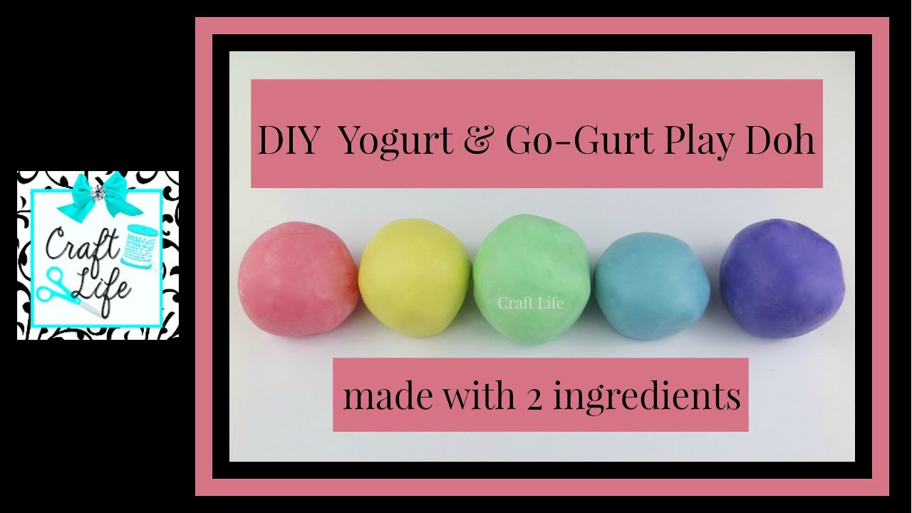 Craft Life ~ Jacy and Kacy DIY ~ Go-Gurt & Yogurt Play Doh Tutorial ...