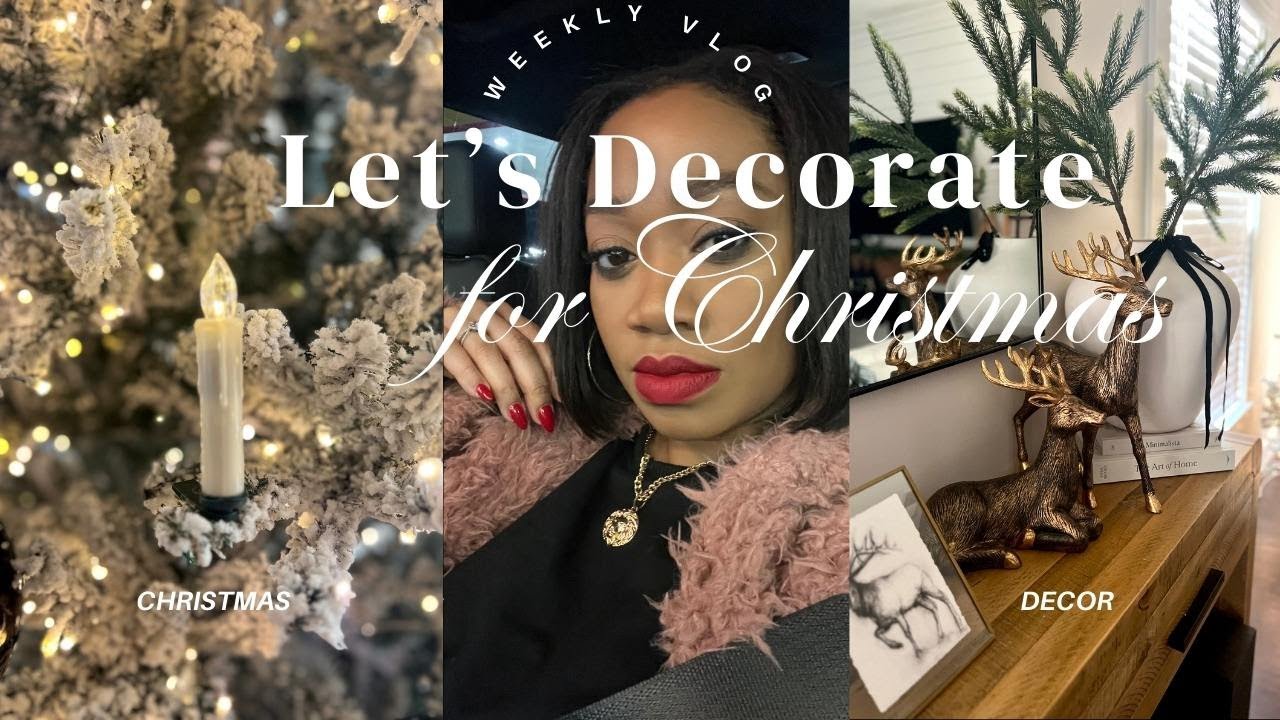 VLOG I Decorate With Me for Christmas 2024 - YouTube