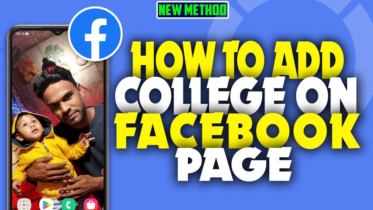 how to add college on Facebook page 2023 - YouTube