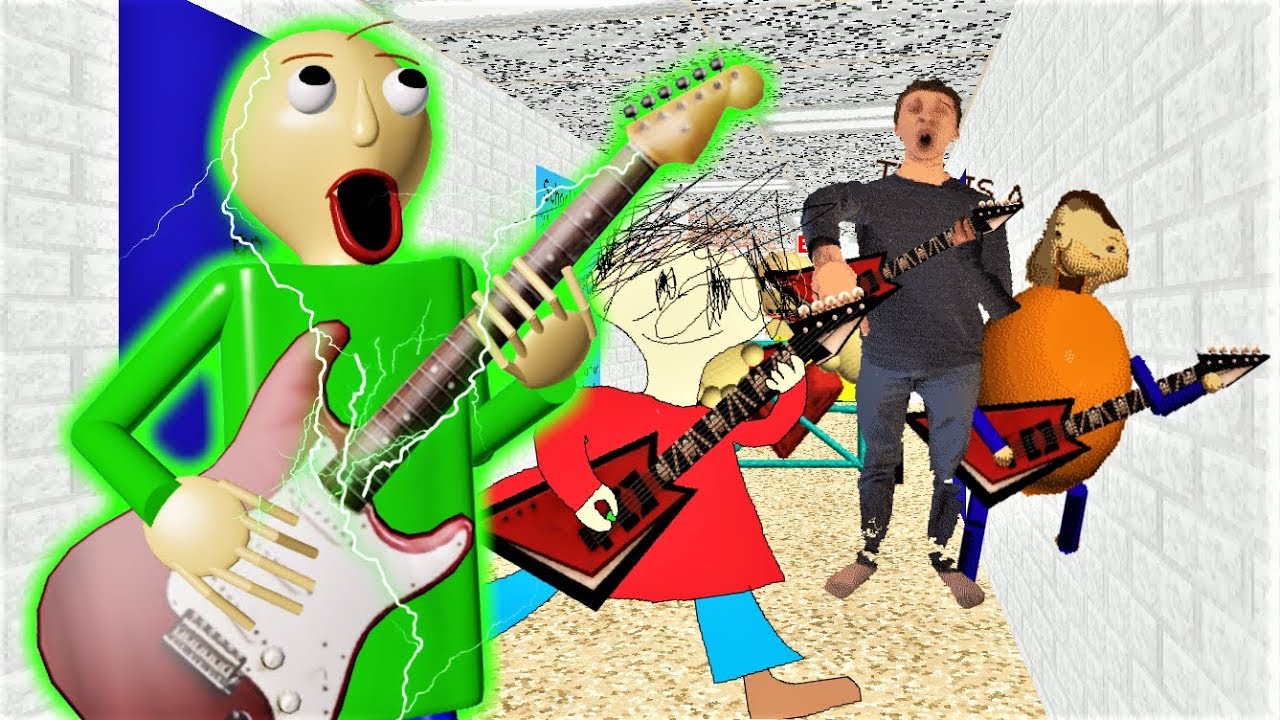 BALDI PLAYS THE ELECTRIC GUITAR!! HE'S HORRIBLE!! | Baldi's Basics ...