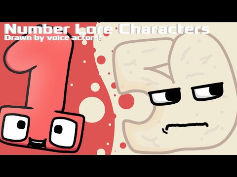 Number Lore Characters Drawn by Voice Actors! [1-50]