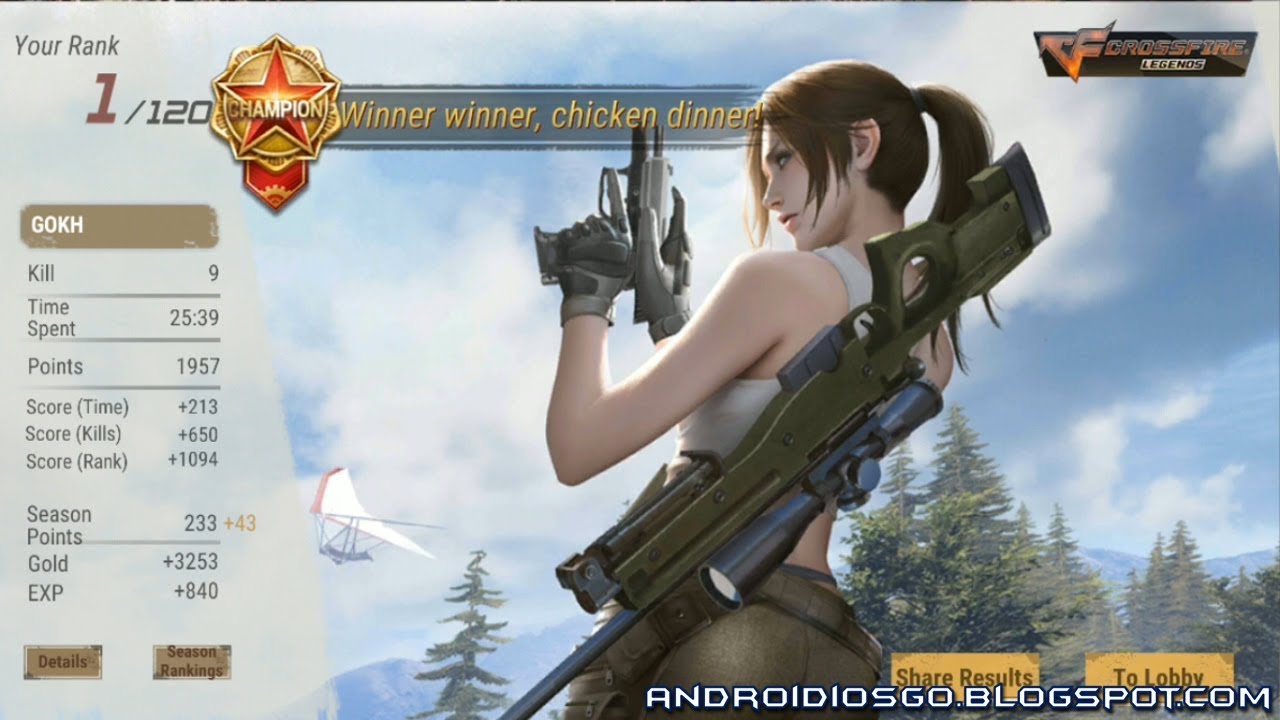 CrossFire: Legends - Battle Royale 120 Players (Solo Mode) Gameplay ...