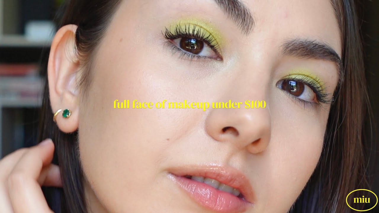 A FULL Face Of Makeup Under $100! Affordable Makeup That Looks High-End ...