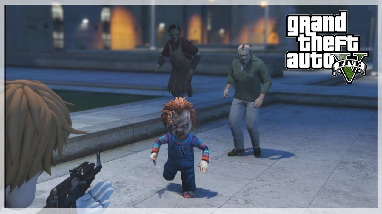 GTA 5 MODS - SCOOBY DOO SHAGGY VS HORROR ICONS! (GTA 5 Mods) - YouTube
