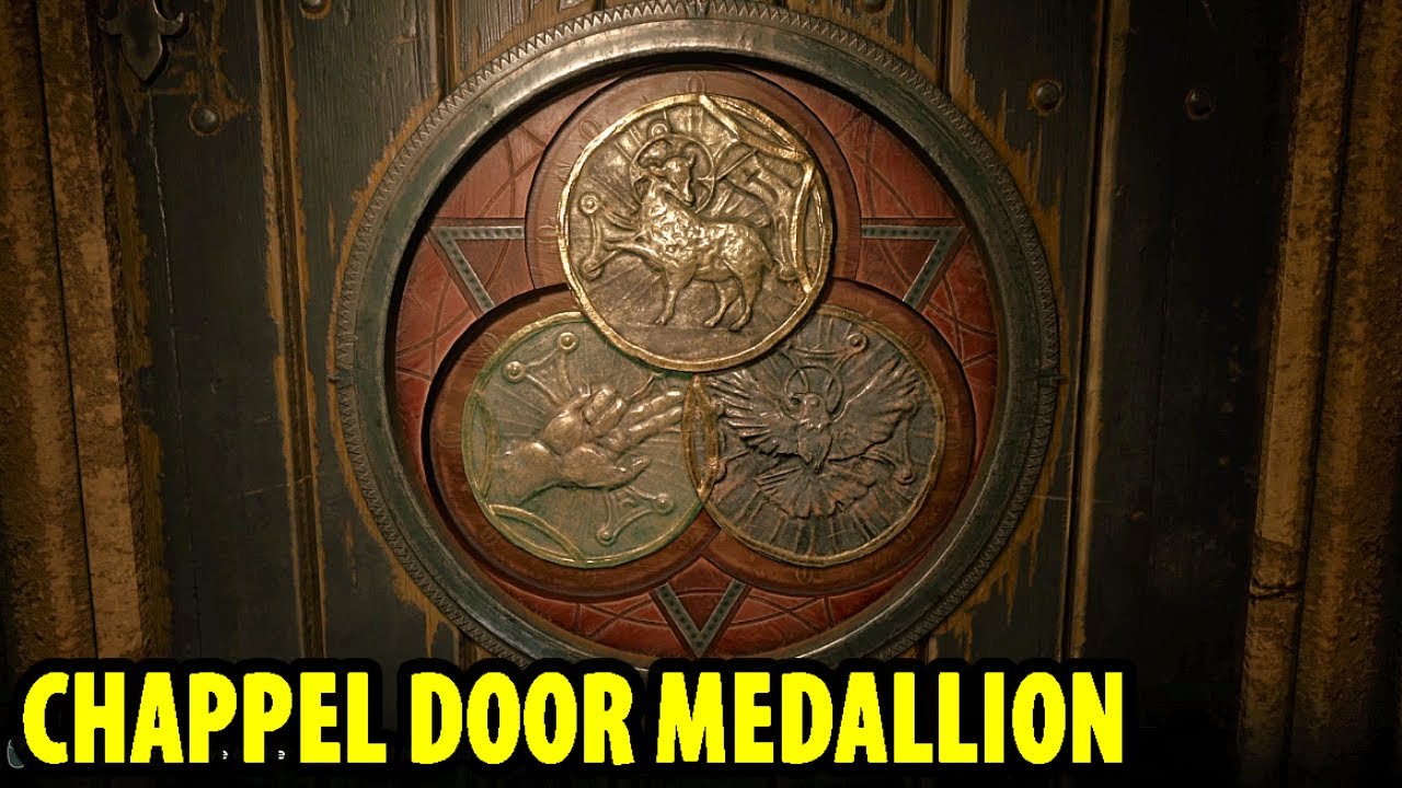 How to Solve Chappel Door Medallion Puzzle Combination | Alone in the ...