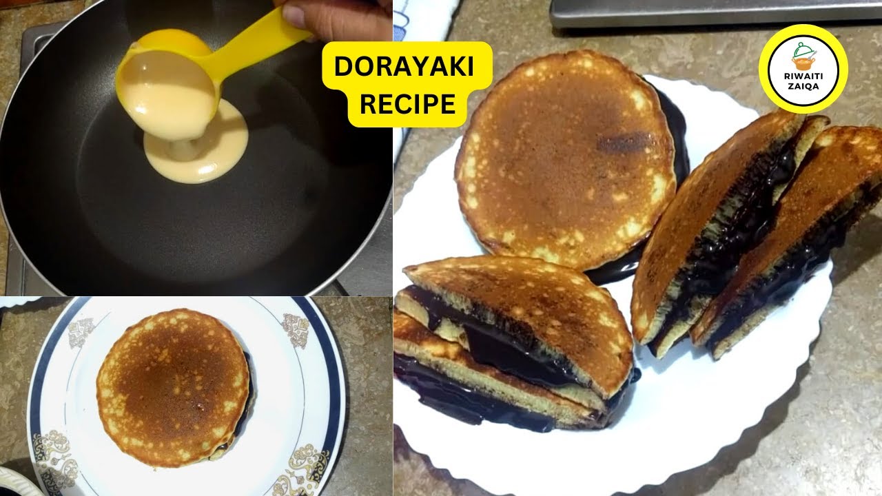 Dorayaki Recipe | Japanese Pancake Dorayaki | Japanese Street Food ...