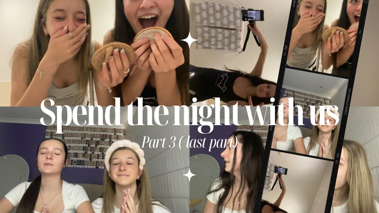 Spend the night with Eva and Sienna 🫧 || get ready with us ~ get ...