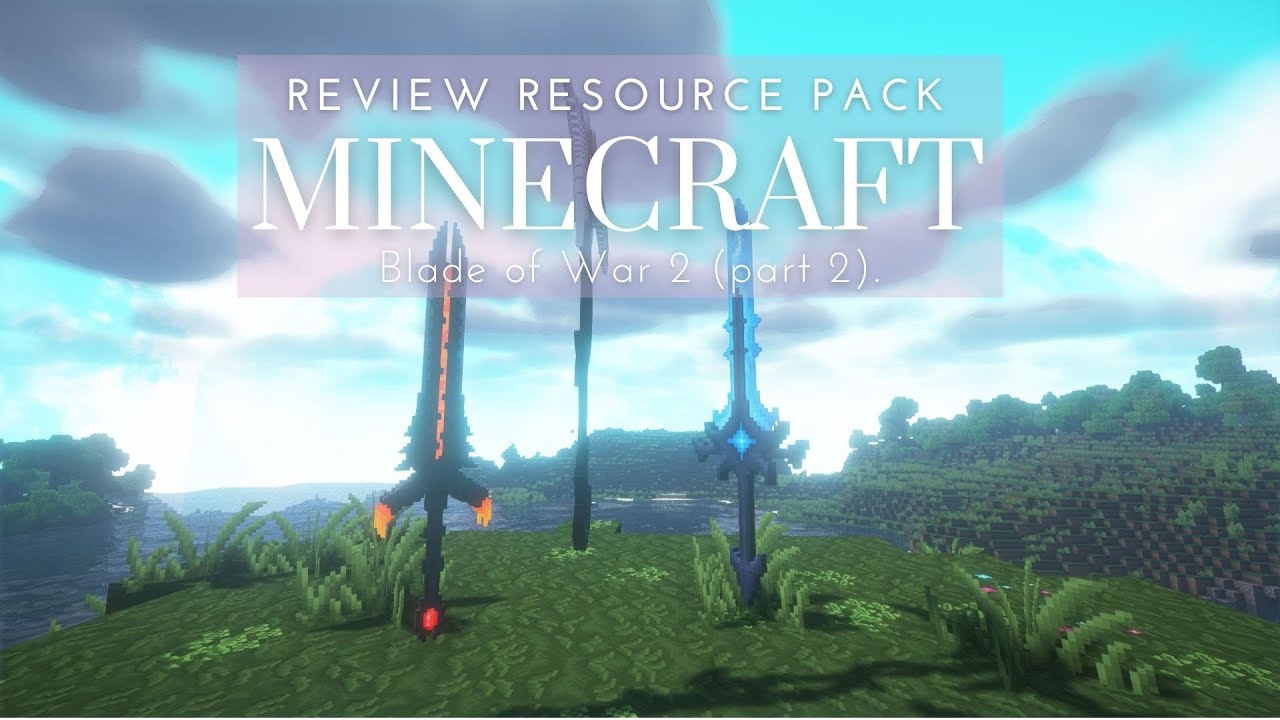 Minecraft Review Resource Packs (Blade of war 2, part 2) - YouTube